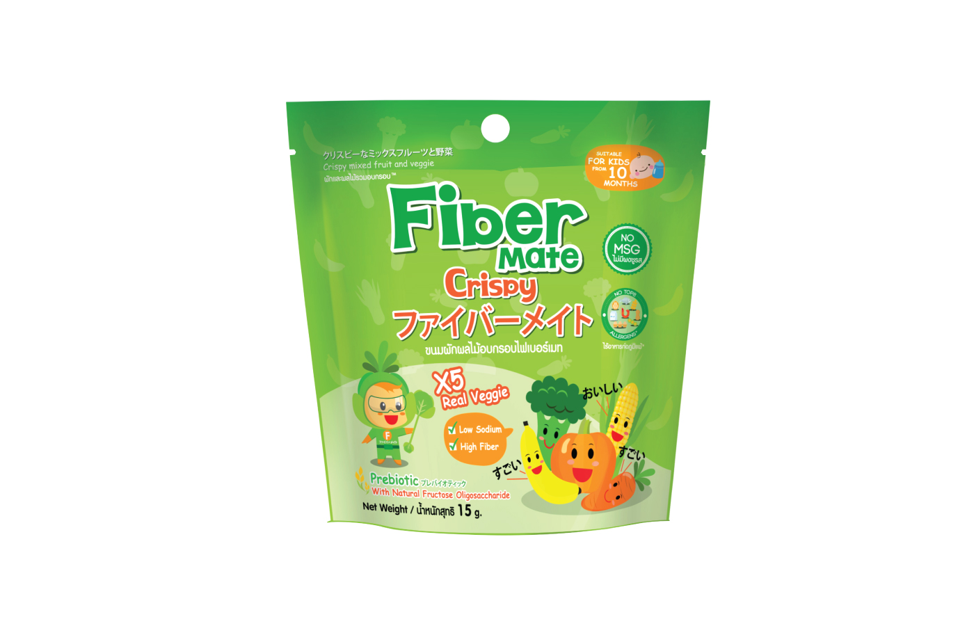 Fibermate Crispy - บริษัท ที.แมน ฟาร์มาซูติคอล จำกัด (มหาชน)/ ผู้ผลิต ...