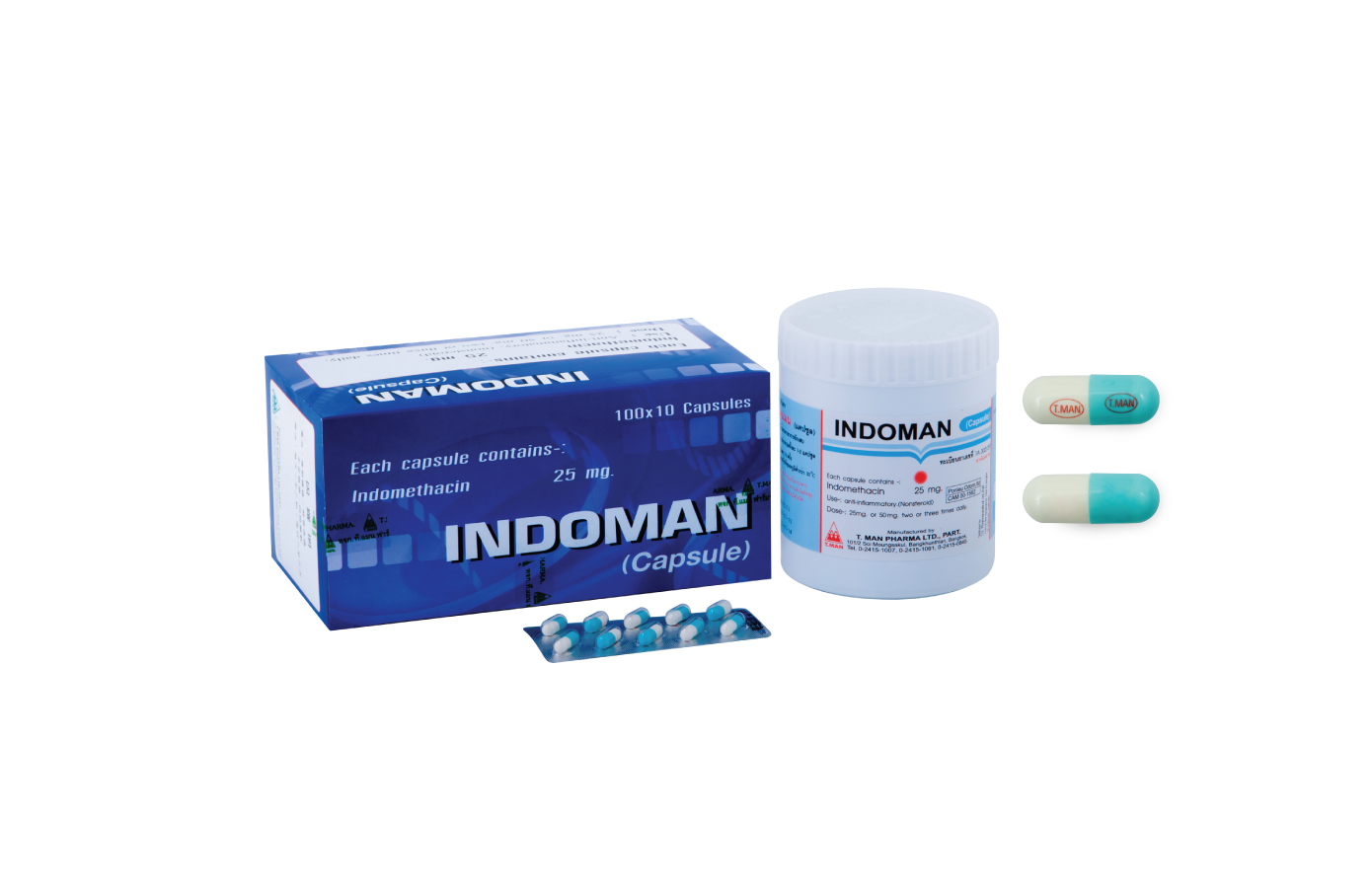 อินโดแมน - บริษัท ที.แมน ฟาร์มาซูติคอล จำกัด (มหาชน)/ ผู้ผลิตและจัด ...